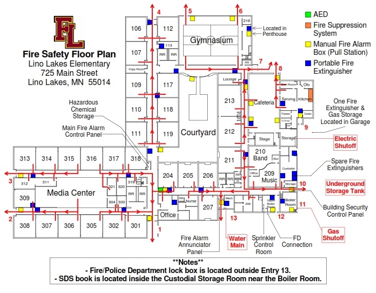 Life Safety Floor Plans